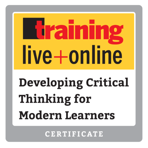 Developing Critical Thinking for Modern Learners Certificate - April ...
