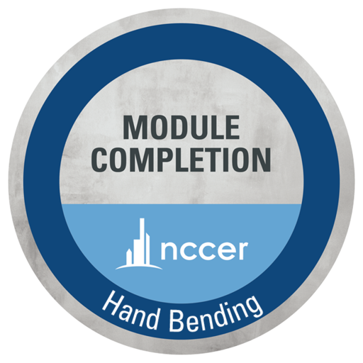 NCCER Hand Bending (26107) - Credly