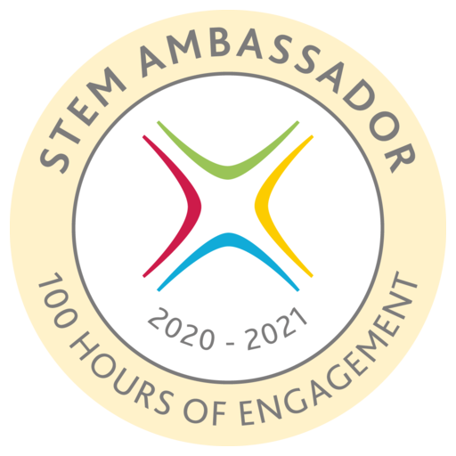 STEM Ambassador 100 hours of engagement 2020/2021 - Credly