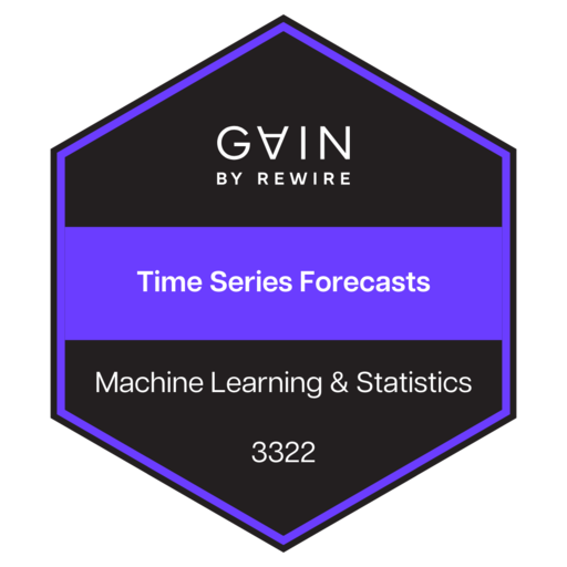 3322 - Time Series Forecasts - Credly