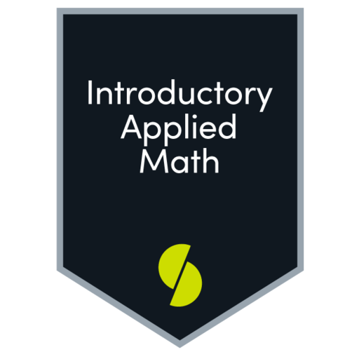 Introductory Applied Math (MATH1001) - Credly