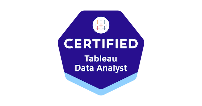 Tableau Certified Data Analyst - Credly
