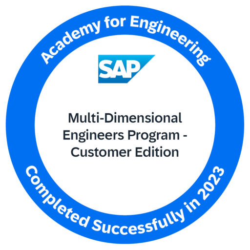 Academy for Engineering - Multi-Dimensional Engineers Program - Customer Edition 2023 - Credly