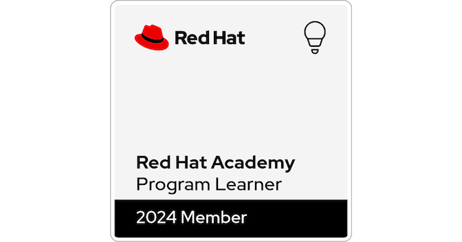 2024 Red Hat Academy - Program Learner - Credly