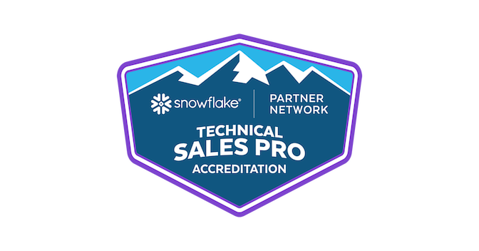 Snowflake Technical Sales Professional Accreditation - Credly