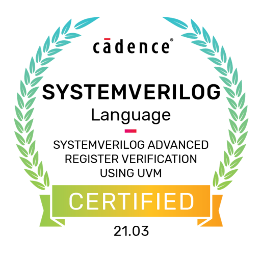SystemVerilog Advanced Register Verification Using UVM v2103 Exam - Credly