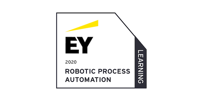 EY Robotic process automation - Learning (2020) - Credly