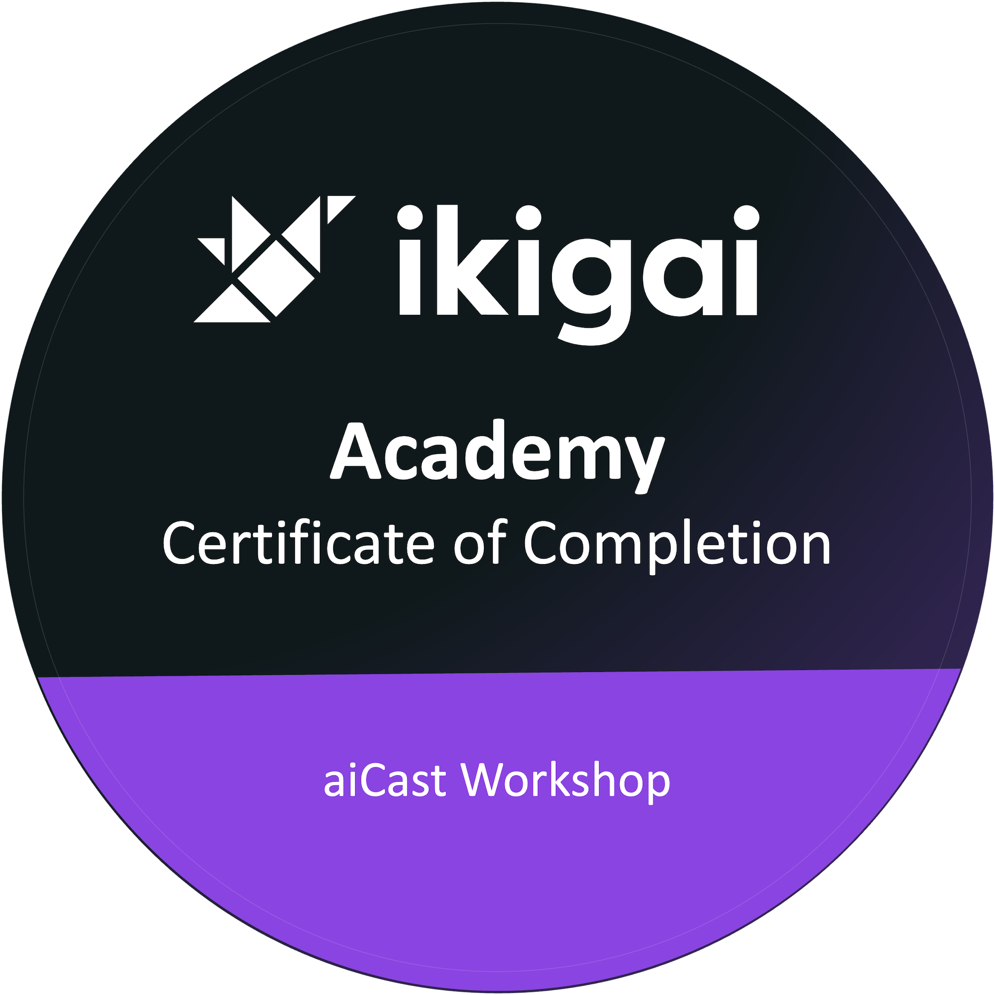 aiCast 101 Workshop - Credly