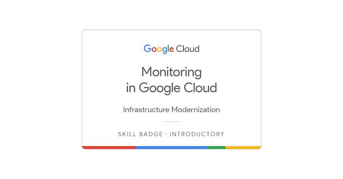 Monitoring in Google Cloud Skill Badge - Credly