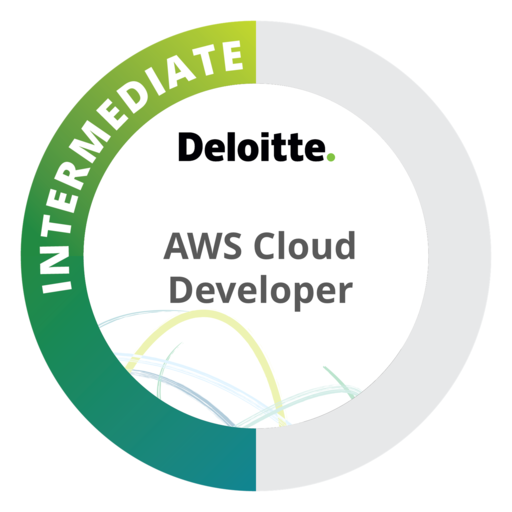 Deloitte AWS Cloud Developer - Intermediate - Credly