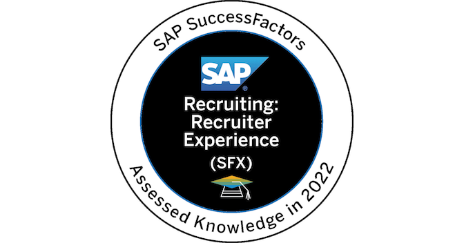 SAP Product Knowledge 2022 - SAP SuccessFactors Recruiting: Recruiter ...