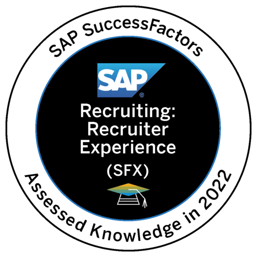 SAP Product Knowledge 2022 - SAP SuccessFactors Recruiting: Recruiter ...