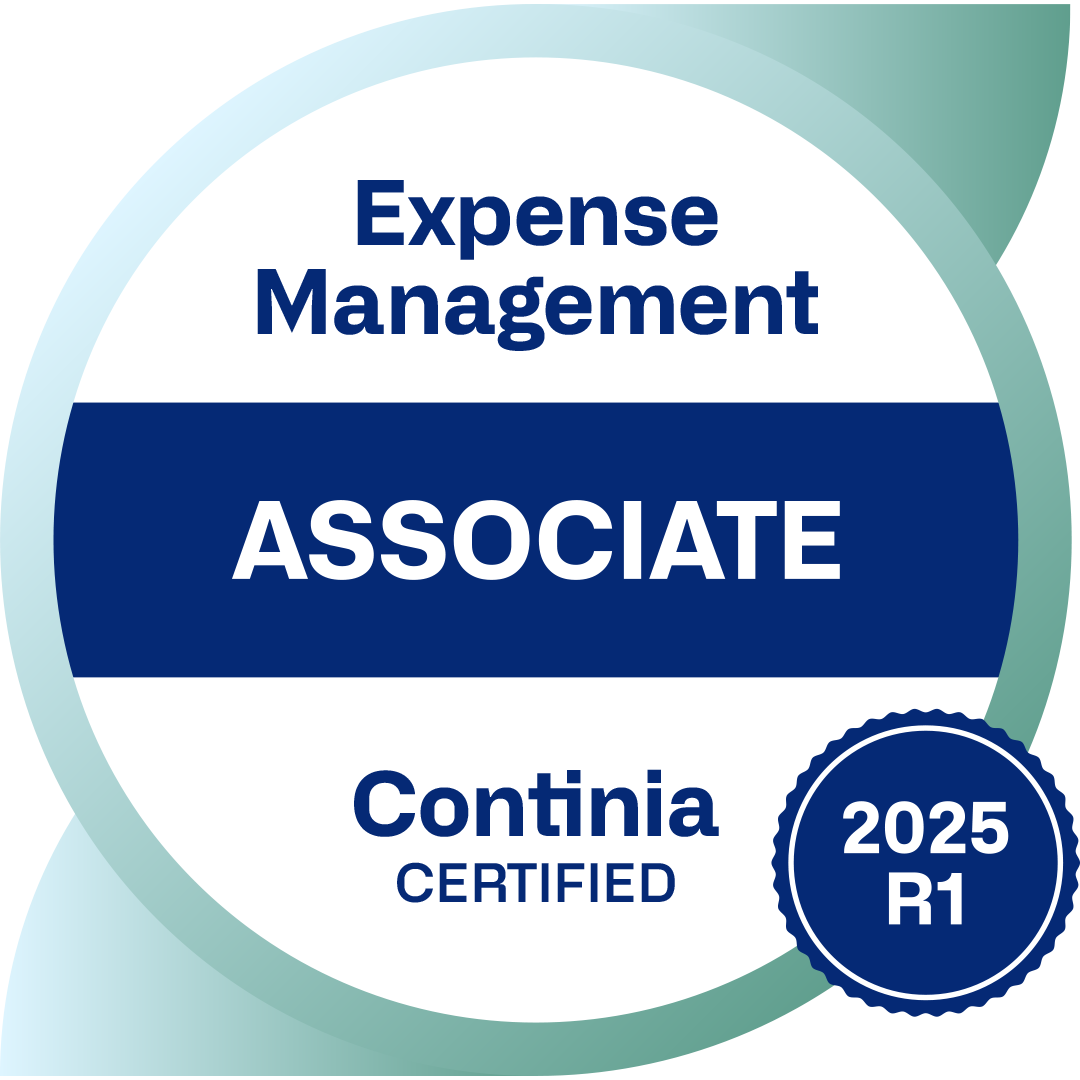 Continia Expense Management Associate 2025 R1 - Credly