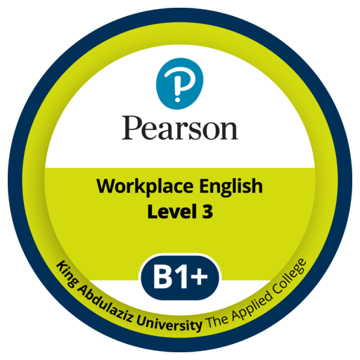 Workplace English Level 3 Credly 