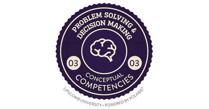 Advanced Problem Solving & Decision Making - Credly