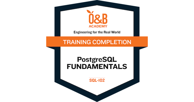 SQL-102: PostgreSQL Fundamentals - Credly