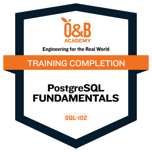 SQL-102: PostgreSQL Fundamentals - Credly
