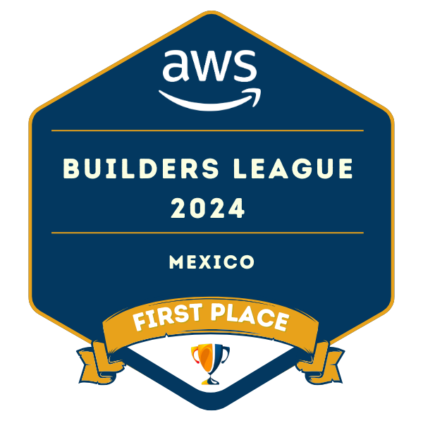 AWS Builders League Award - Mexico 2024 - Credly