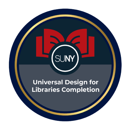 Universal Design for Libraries Completion - Credly