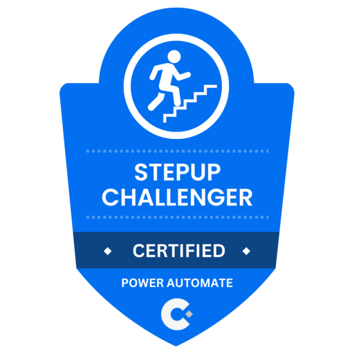 Power Automate StepUp Challenger - Credly