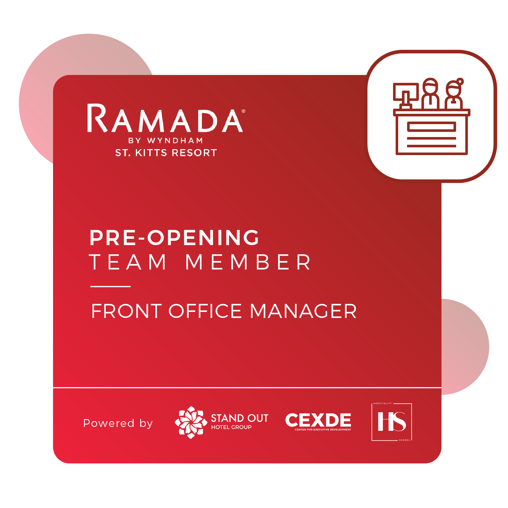 Pre-Opening Team Member Ramada by Wyndham St. Kitts Resort - Front ...