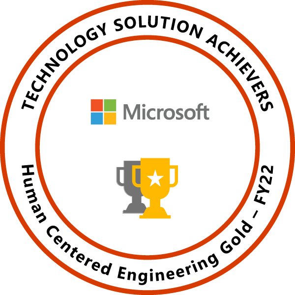 Human Centered Engineering Gold Credly