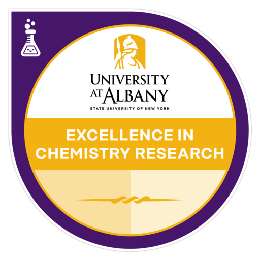 Excellence in Chemistry Research - Credly