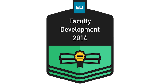 Faculty Development 2014 - Credly