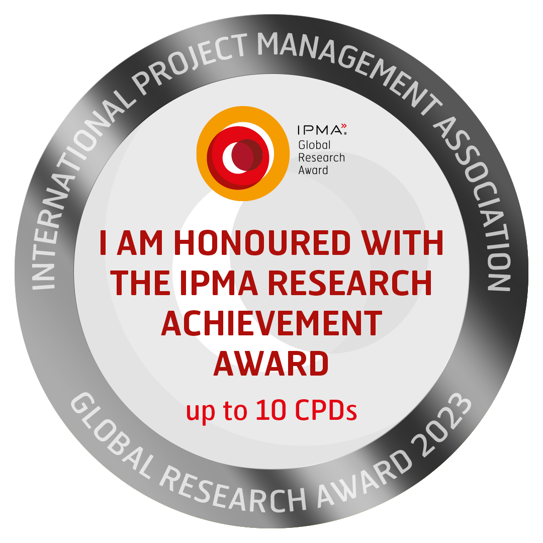 IPMA Global Research Award - Achievement Award 2023 - Credly
