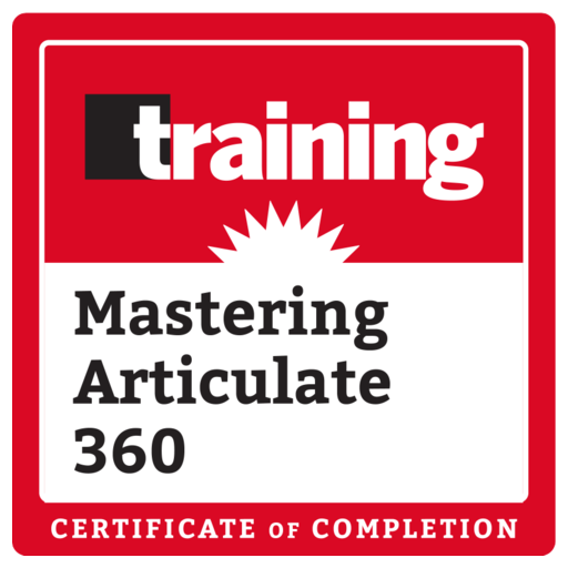 Mastering Articulate 360 Certificate Program 2024 - Credly