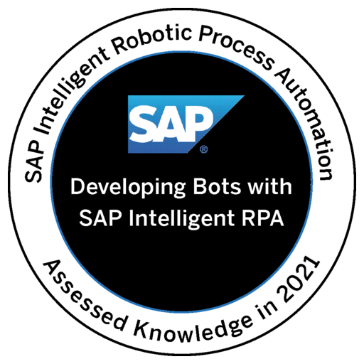 SAP Intelligent Robotic Process Automation 2021 - Developing Bots with ...