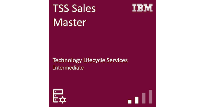 IBM TSS Sales Master - Credly