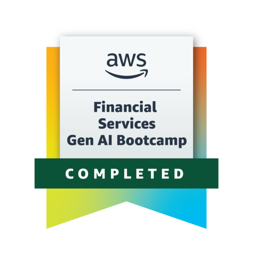 Financial Services Generative AI Bootcamp - Credly