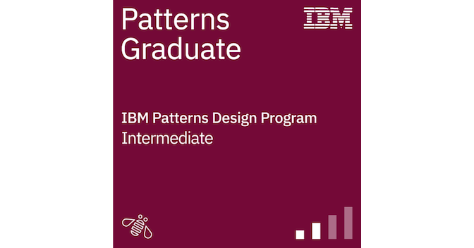 Patterns Design Program Graduate - Credly