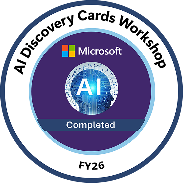 GPS AI Discovery Cards Workshop - Credly