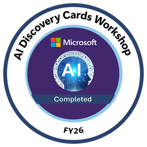 GPS AI Discovery Cards Workshop - Credly