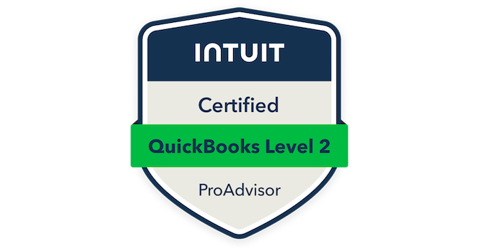 QuickBooks Online Certification Level 2 - Credly