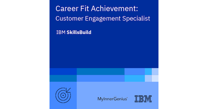Career Fit Achievement: Customer Engagement Specialist - Credly