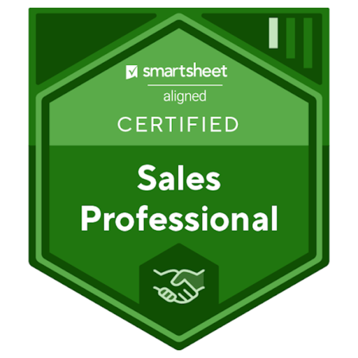 Smartsheet Aligned Certified Sales Professional - Credly