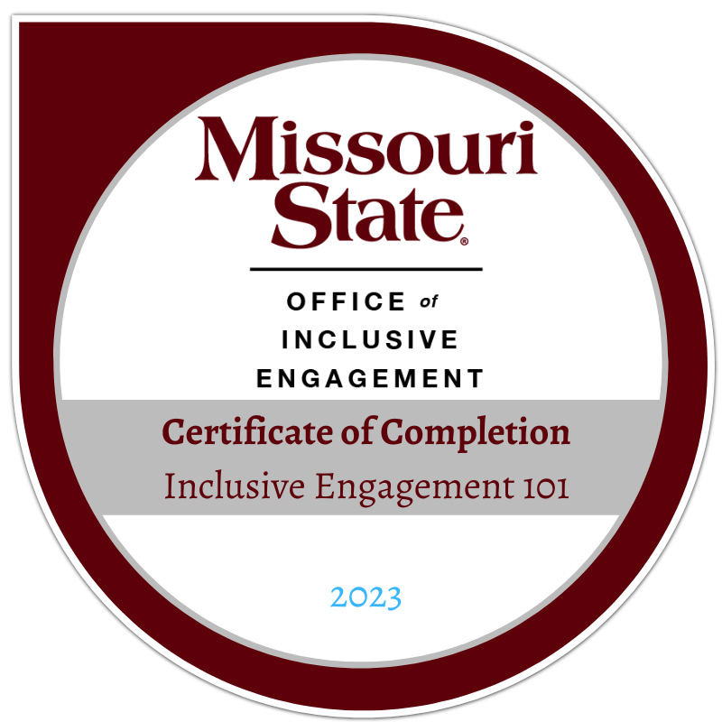 Inclusive Excellence 101 Badge - The Office for Inclusive Engagement ...