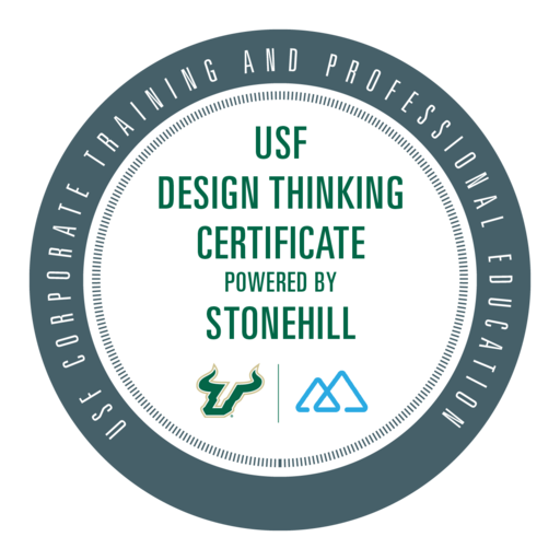 USF Design Thinking Certificate, powered by Stonehill - Credly