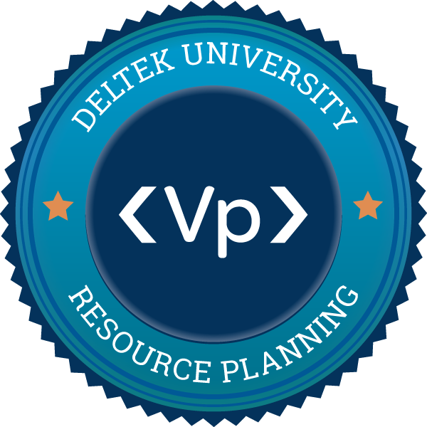 Deltek Vantagepoint Resource Planning Certification Exam - Credly