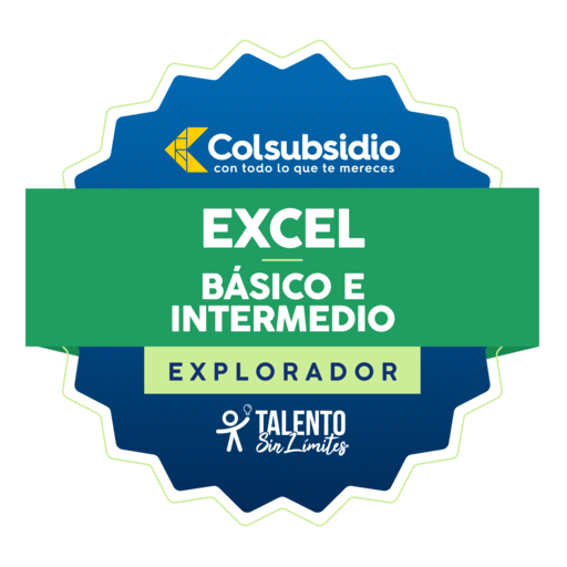 Explorador - Excel Básico e Intermedio - Credly