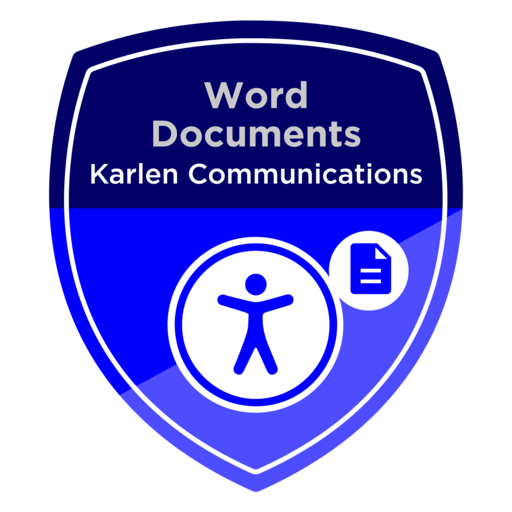 Accessible Word Documents - Credly