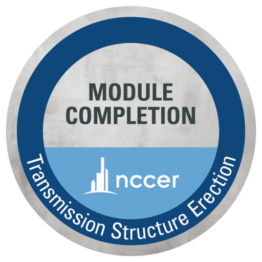 NCCER Transmission Structure Erection (81202) - Credly
