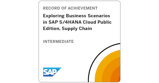 Exploring Business Scenarios in SAP S/4HANA Cloud Public Edition ...