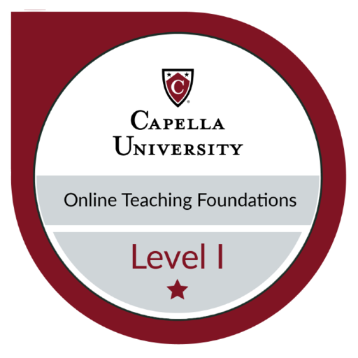 Online Teaching Foundations Level I - Credly