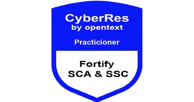 Fortify SCA & SSC Certified Practitioner - Credly