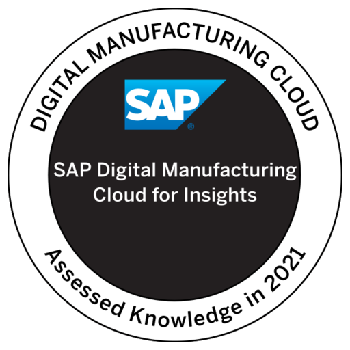 SAP Digital Manufacturing Cloud for Insights 2021 - Credly