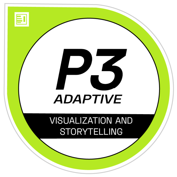 P3 Visualization & Storytelling Corporate Certified - Credly